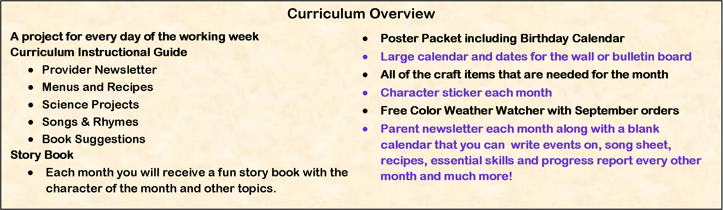 About Our Curriculum